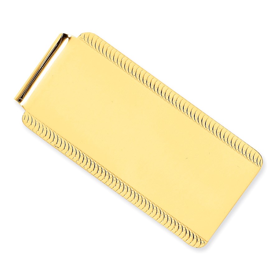 14k Solid Gold Money Clip - 2455A | Money Clips | APMEX