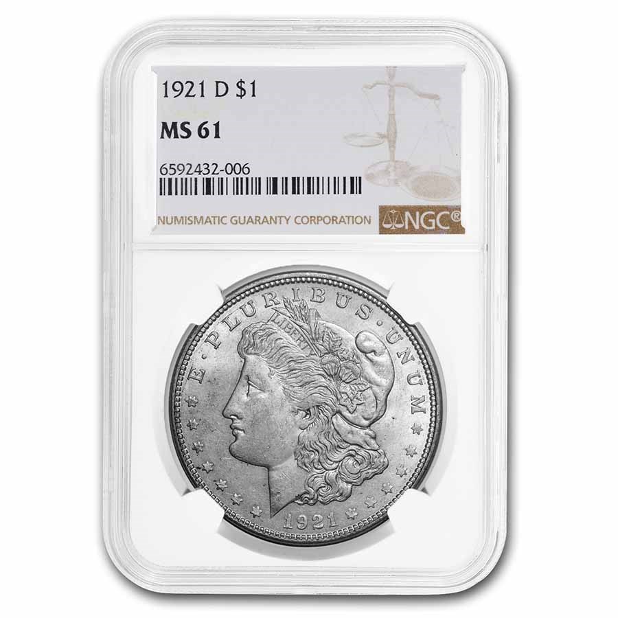 1921 D Morgan Silver Dollar Value - APMEX