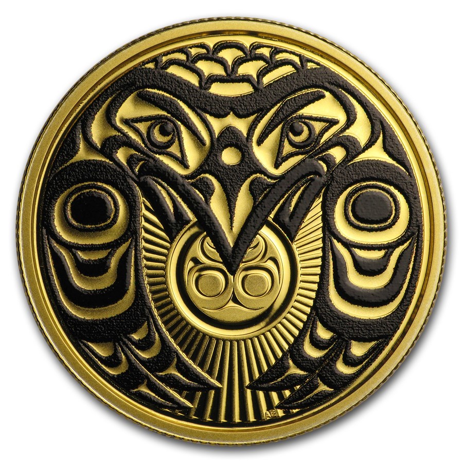 Buy 2017 Canada Gold $100 Raven Brings the Light | RCM Gold Modern ...