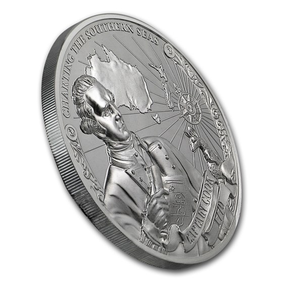 2018 Cook Islands 3-Coin Silver Captain Cook Ultra High Relief For Sale ...