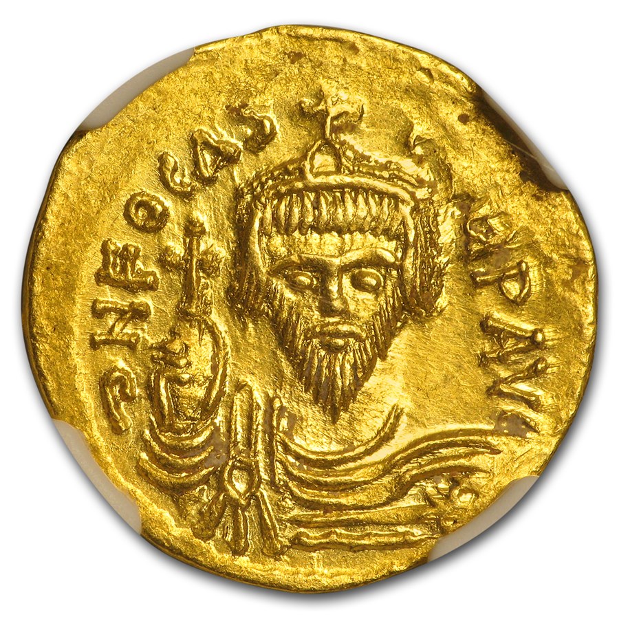Buy Byzantine Gold Solidus Emperor Phocas (602-610 AD) MS NGC Coin ...