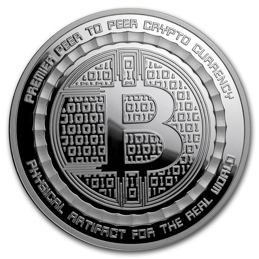 Buy 5 oz Silver Proof Round - Bitcoin Value Conversion Round Online | 5 ...