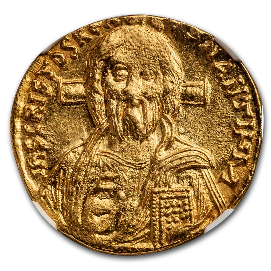 Buy Byzantine Gold Solidus Justinian II (685-695 AD) MS NGC Coin Online ...