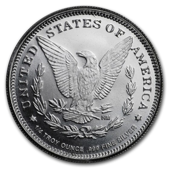 Buy 1/4 oz Silver Round - Morgan Dollar Design Online | Fractional ...