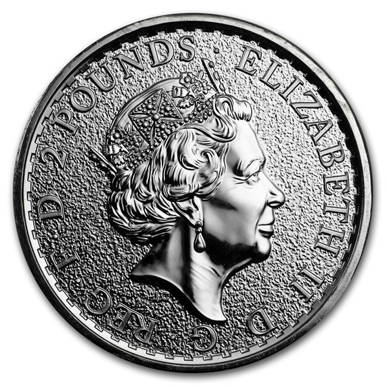 2016 1 oz Silver Britannia BU (w/Year of the Monkey Privy Mark) Coin ...