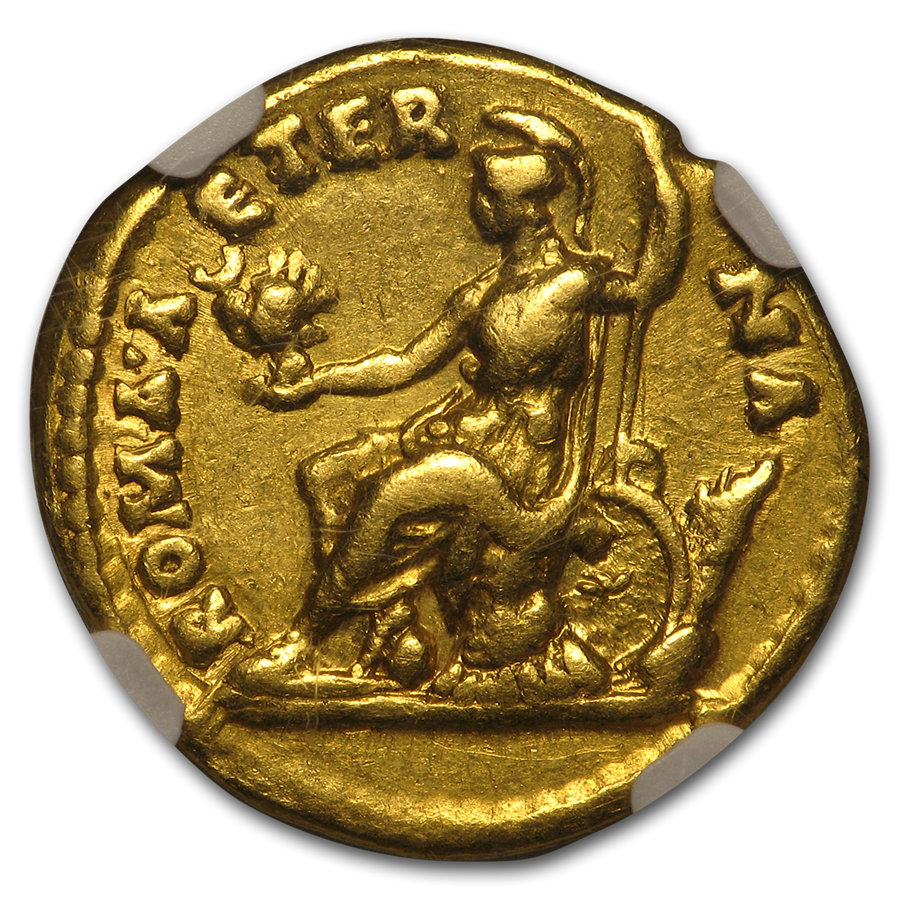 Roman Gold Aureus Emperor Hadrian (117-138 AD) Ch Fine NGC Coin For ...