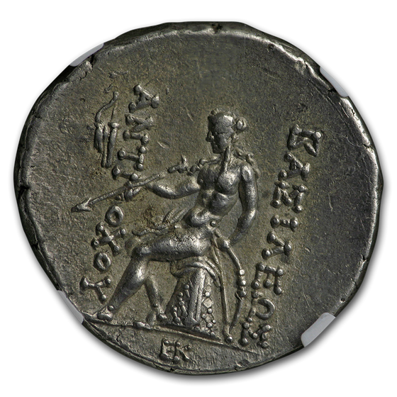 Seleucid Antiochus III Tetradrachm (222-187 BC) XF NGC Coin For Sale ...