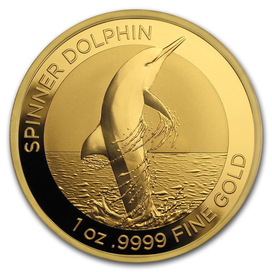 2020 Australia 1 oz Gold $100 Dolphin BU (w/Box & COA) Coin For Sale ...