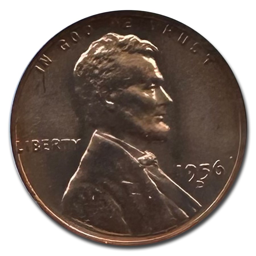 1956 D Lincoln Wheat Penny Value | RD - APMEX