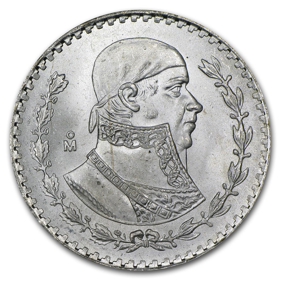 1957-1967 Silver Mexican 1 Peso AU (ASW .0514 oz) | 1 Peso Vintage ...