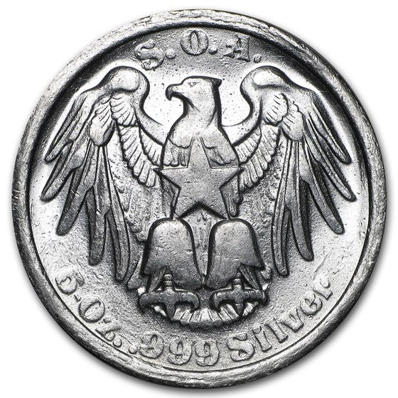 5 oz Silver Round - Swiss of America | 5 oz (Silver Rounds) | APMEX