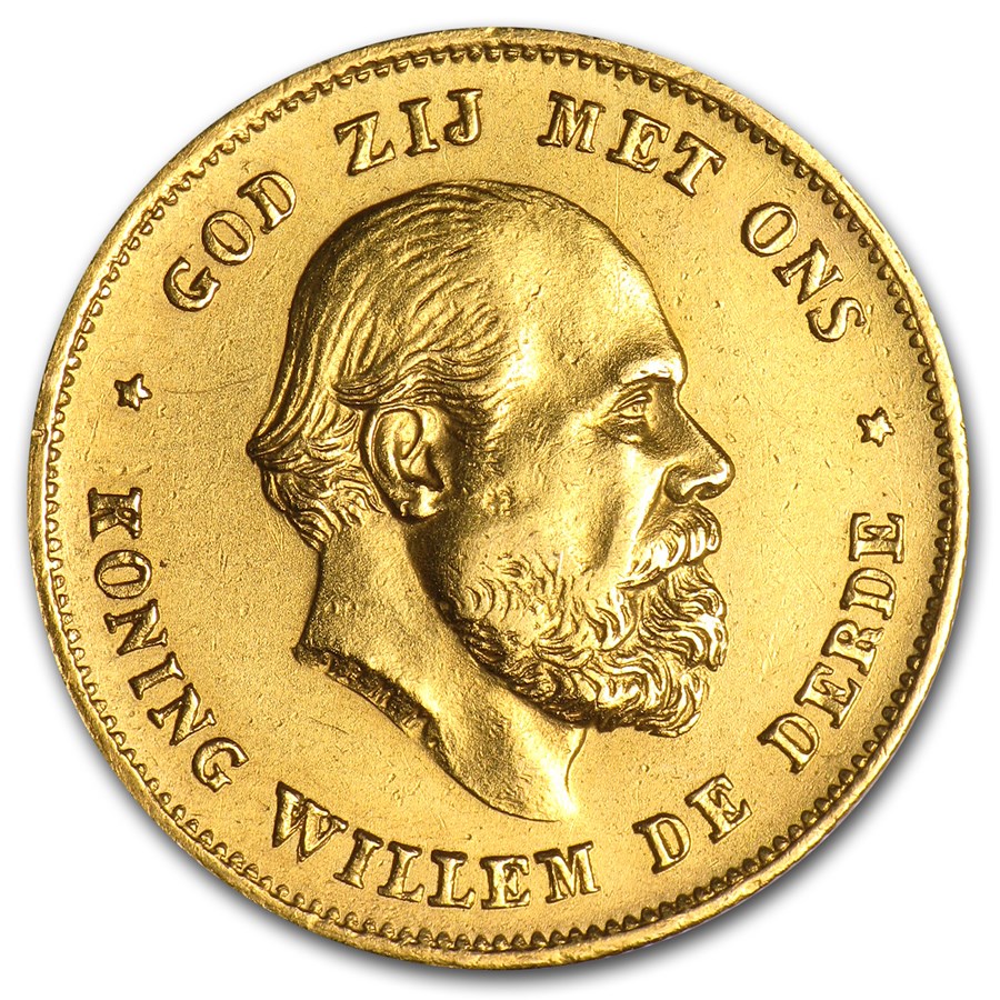 Buy Netherlands Gold 10 Gulden Jewelry Grade (Random) Coin Online ...