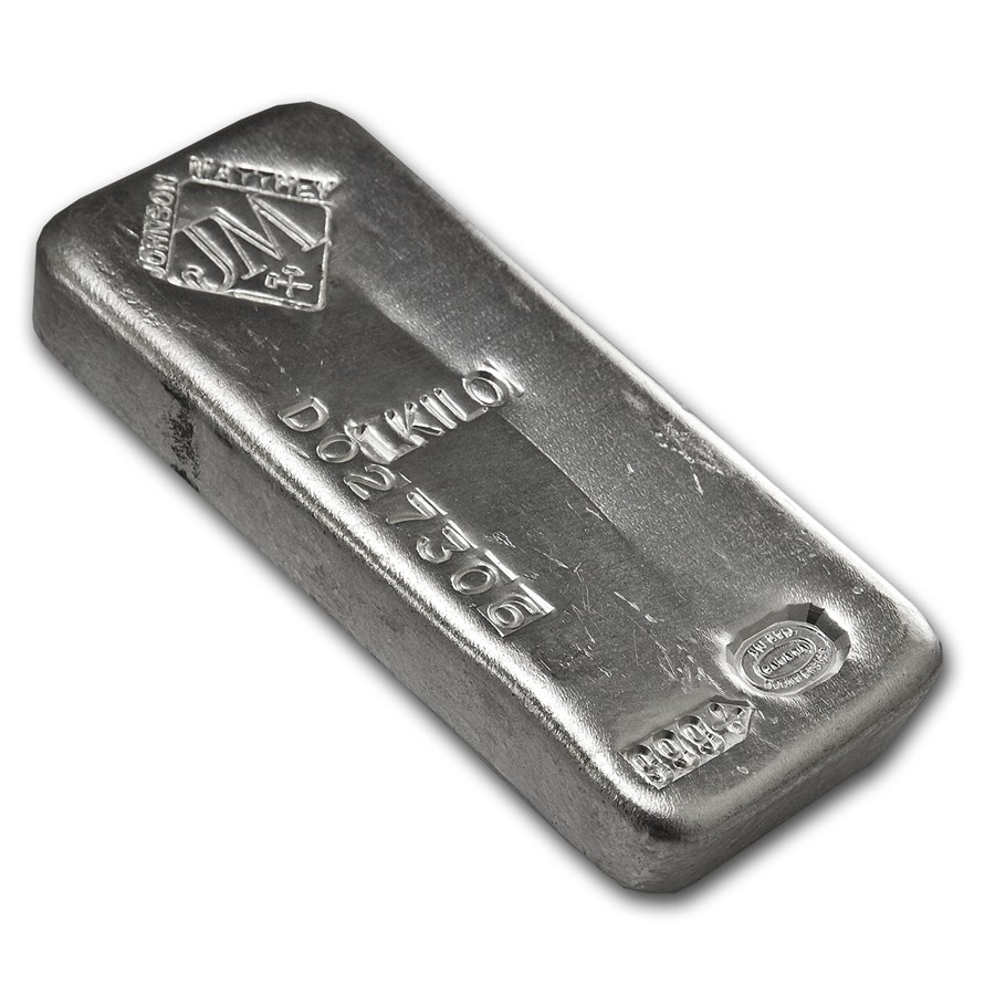 1 kilo Silver Bar - Johnson Matthey (Serial #/Canada) | Kilo (32.15 oz ...