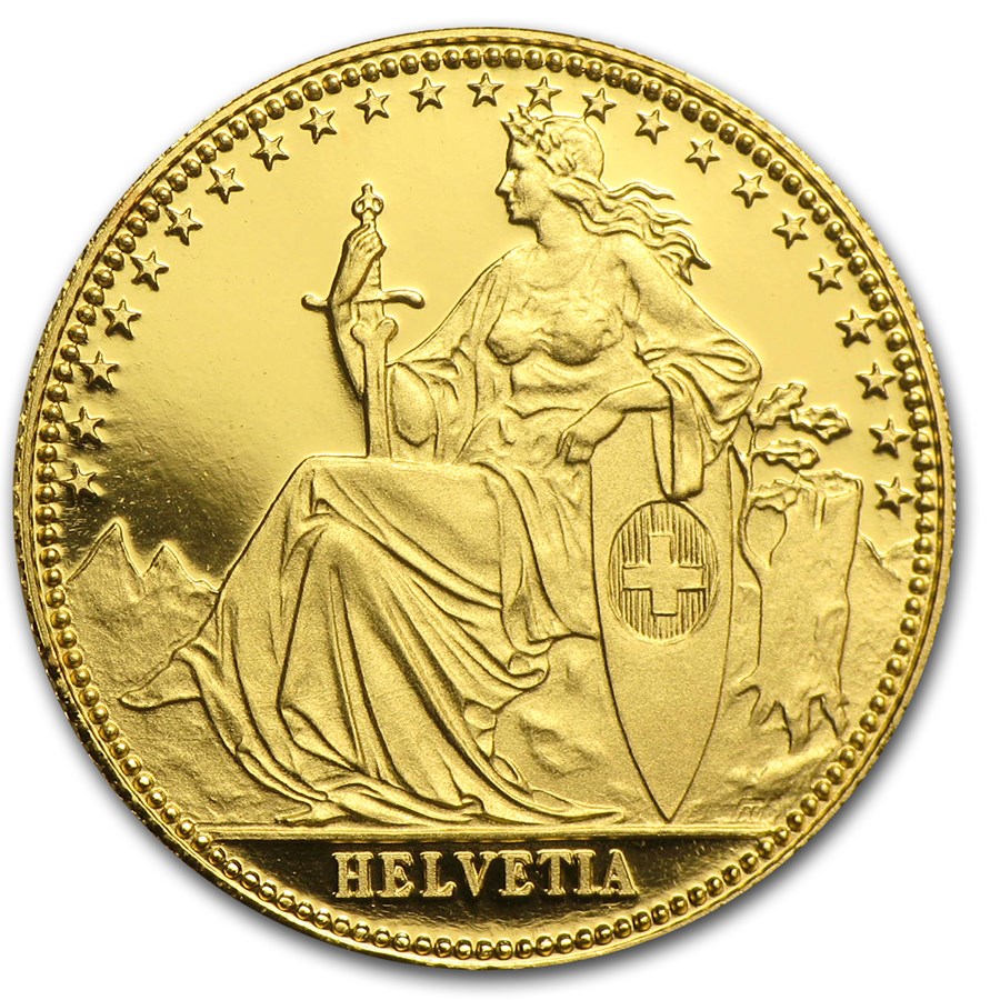 1986 Switzerland 1/10 Unze Gold Eternal Pact Proof | Gold Coins from ...