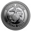 1 oz Silver Round - U.S. Marines (w/Box & Capsule) | Armed Forces ...