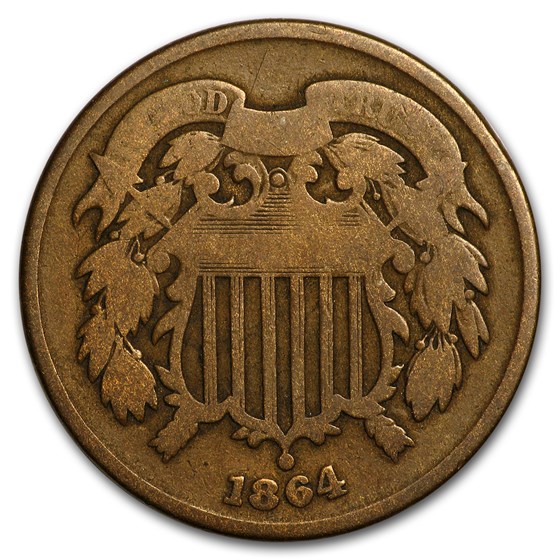 Buy 1864 Two Cent Piece Good Coin Online | 2 Cent Pieces (1864 - 1873 ...
