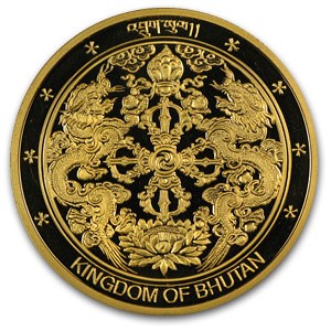 2002 Bhutan Gold 3000 Ngultrum Taj Mahal Proof | Gold Coins from Bhutan ...