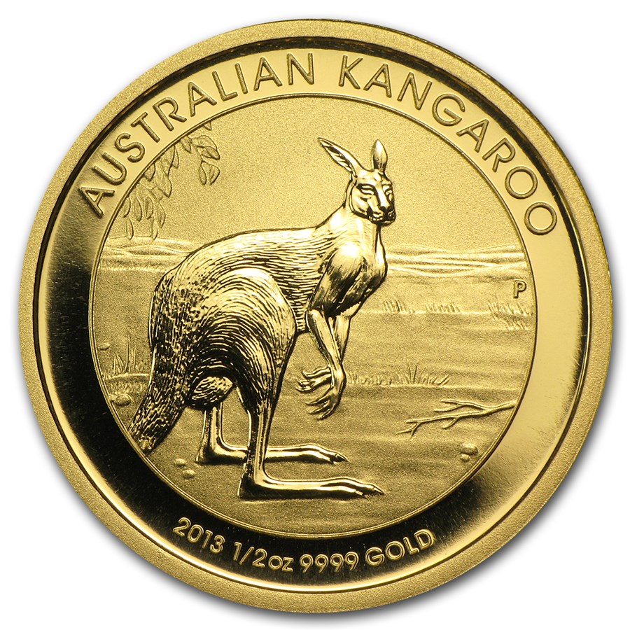 2013 Australia 1/2 oz Gold Kangaroo BU | 1/2 oz Gold Kangaroos | APMEX