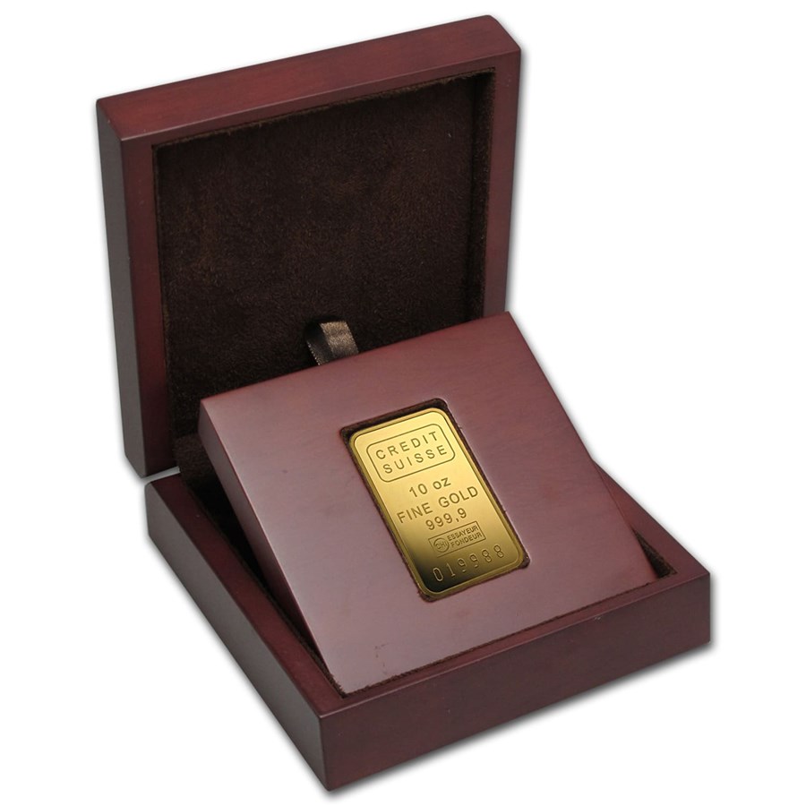 10 oz Gold Bar - Credit Suisse | Credit Suisse Gold Bars for Sale ...