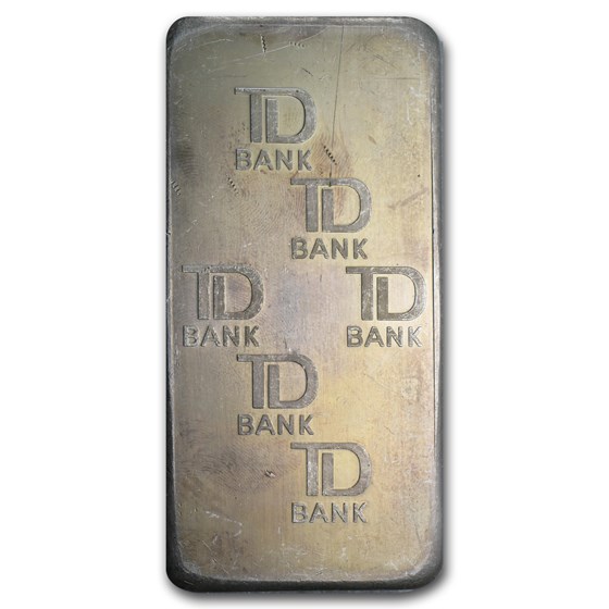 10 oz Silver Bar - Johnson Matthey (Made for TD Bank) | 10 oz (Silver ...