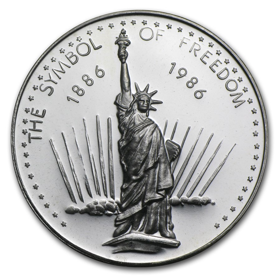 1 oz Silver Round - Statue of Liberty (Symbol of Freedom) | 1 oz ...