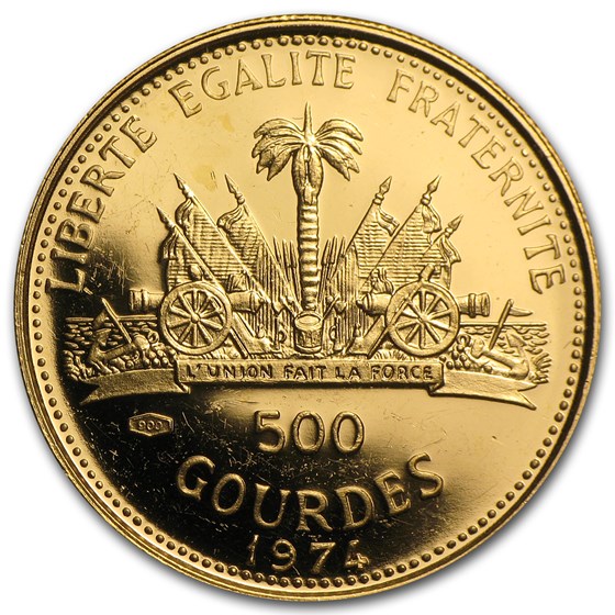 1974 Haiti Gold 500 Gourdes Olympic Games | Gold Coins from Haiti | APMEX