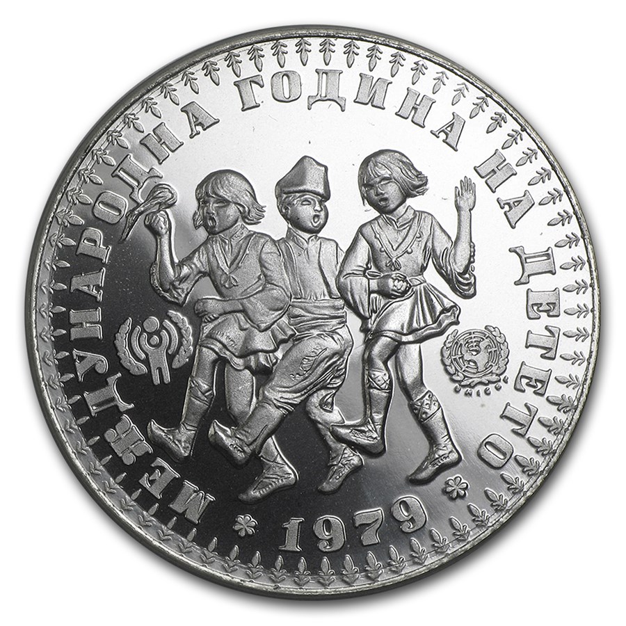 1979 Bulgaria Silver 10 Leva Year of the Childt Proof | Silver Coins ...