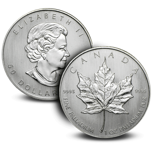 Buy 1 oz Canadian Palladium Maple Leaf Coins | APMEX