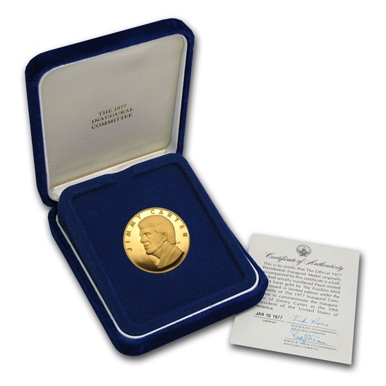 Buy .40 oz Gold Round - Jimmy Carter Inaugural (24K) | APMEX