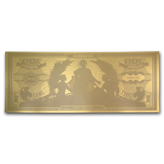 Buy 1/10 gram Gold Aurum Note - 1896 $2.00 Educational Restrike, 24K ...