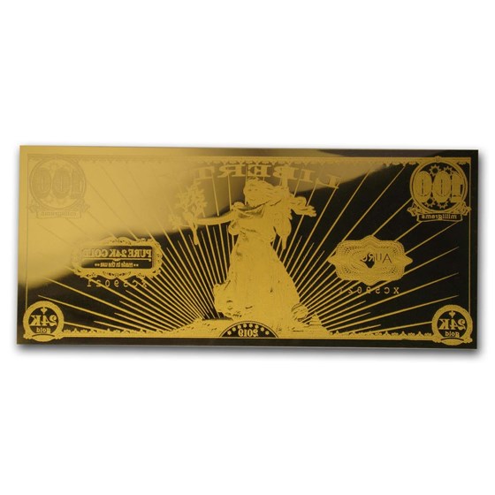 Buy 1/10 gram Gold Aurum Note - 2019 Lady Liberty, 24K | APMEX