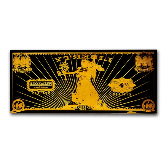 Buy 1/10 gram Gold Aurum Note - 2020 Lady Liberty, 24K | APMEX