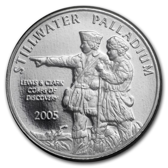 Buy 1/10 oz Palladium Round Lewis & Clark 10 Pack | APMEX