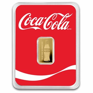 Buy 1/2 gram Gold Coca-Cola Bar in TEP | APMEX