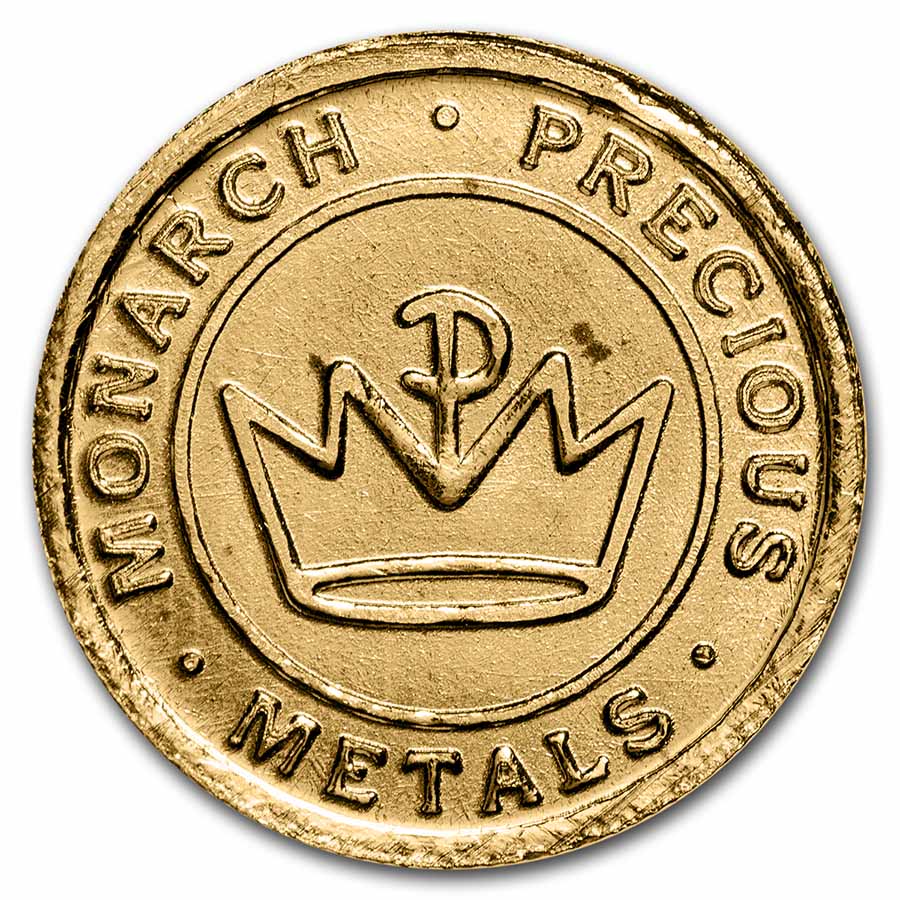 APMEX - 1/2 gram Gold Round: Four Leaf Clover - MPM