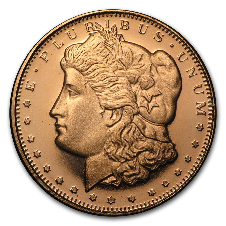 Buy 1/2 oz Copper Round - Morgan Dollar (20 count tube) | APMEX