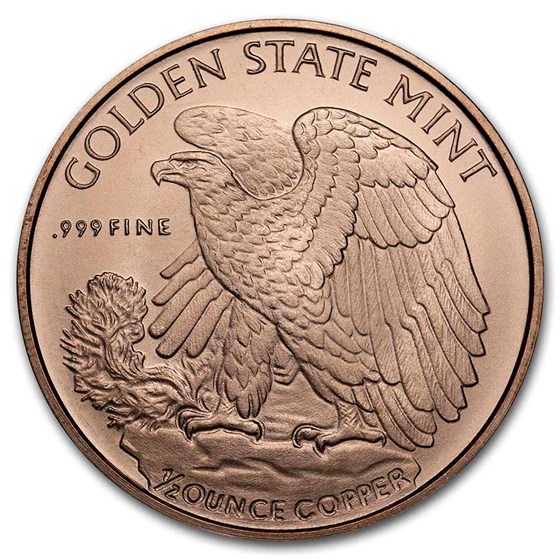 Buy 1/2 oz Copper Round - Random Design | APMEX