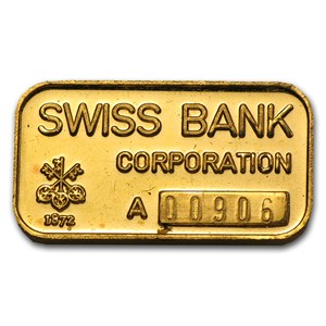 Buy 1/2 oz Gold Bar - Swiss Bank Corporation (Keys) | APMEX