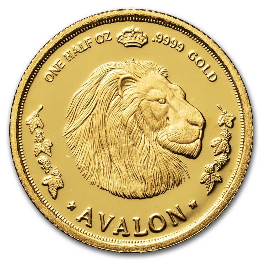 1/2 oz Gold Proof Round - Lion (Avalon)