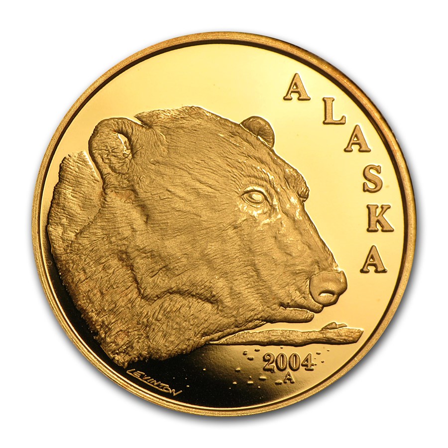 Buy 1/2 oz Gold Round - Great Seal of The State of Alaska (2004) | APMEX