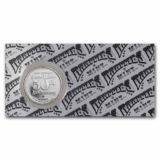 Buy 1/2 oz Silver - Disney's Snow White 50th Anniv (Happy, w/Assay) | APMEX