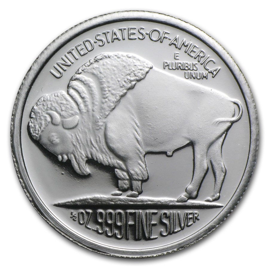 Buy 1/2 oz Silver Round - 2015 Buffalo | APMEX