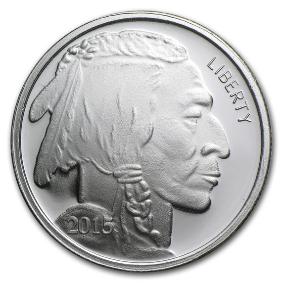 Buy 1/2 oz Silver Round - 2015 Buffalo | APMEX
