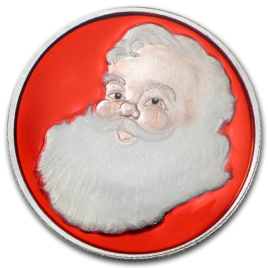 Buy 1/2 oz Silver Round - 2015 Santa (Enameled) | APMEX