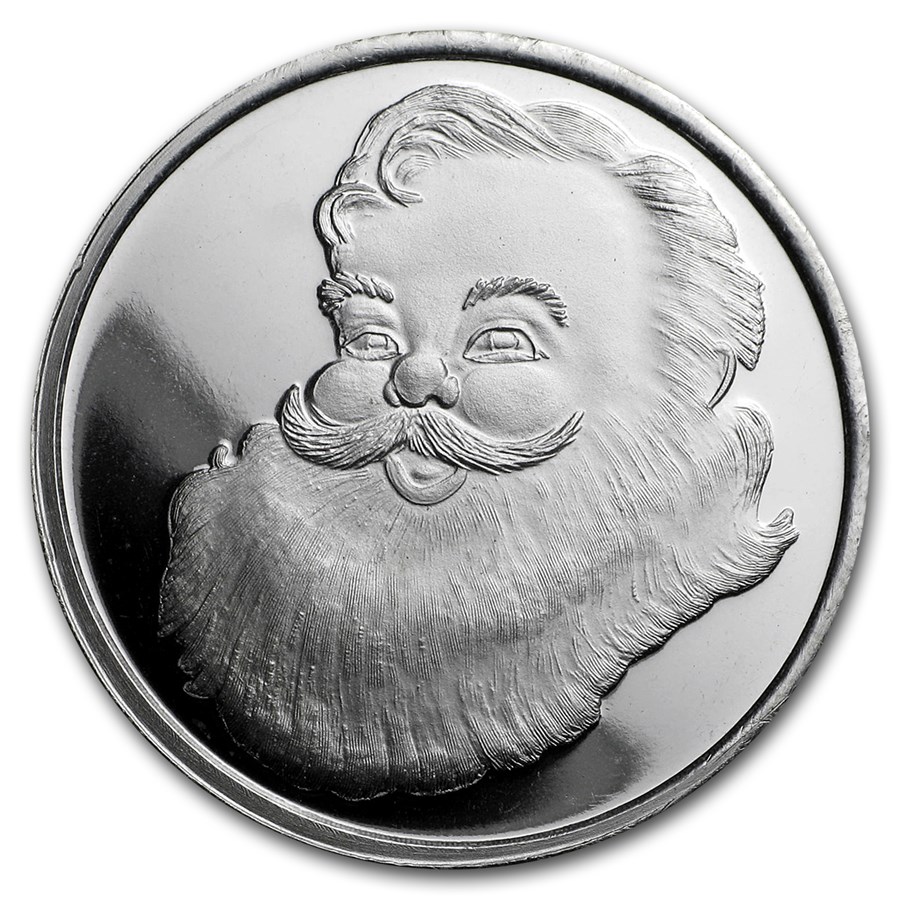 Buy 1/2 oz Silver Round - Santa - Believe In The Magic | APMEX