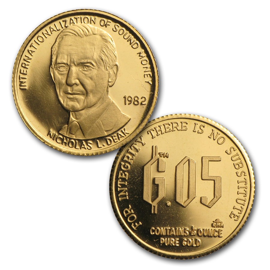 Buy 1/20 oz Gold Round - Gold Standard Corporation (.900 Fine) | APMEX