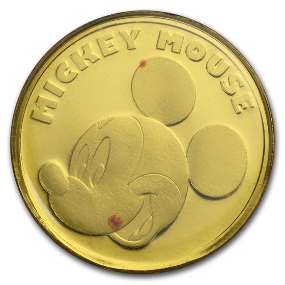 Buy 1/25 oz Gold Round - Mickey Mouse (Original Packaging) | APMEX