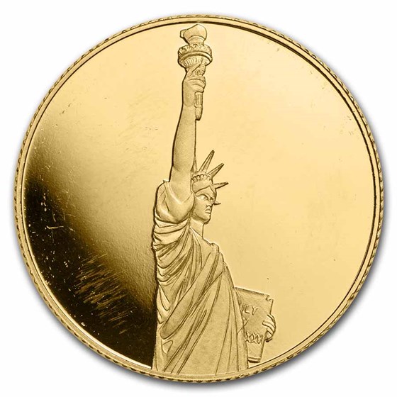 Buy 1/4 oz $25 Solomon Islands Proof Gold Lady Liberty (No Capsule) | APMEX