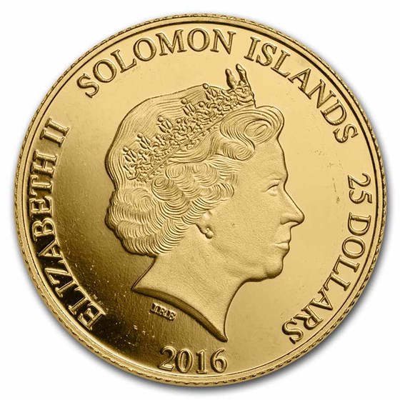 Buy 1/4 oz $25 Solomon Islands Proof Gold Lady Liberty (No Capsule) | APMEX