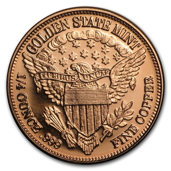 Buy 1/4 oz Copper Round - Morgan Dollar (20 count tube) | APMEX